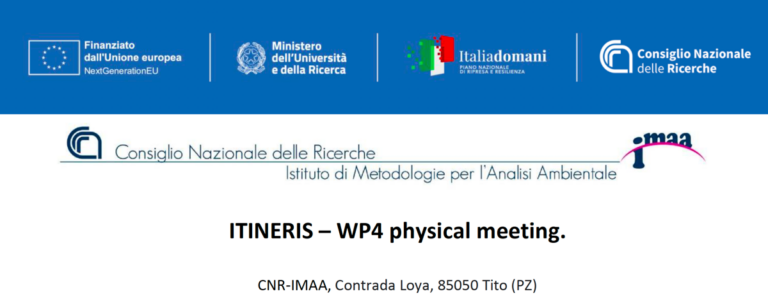 ITINERIS – WP4 physical meeting | CIAO - CNR IMAA Atmospheric Observatory